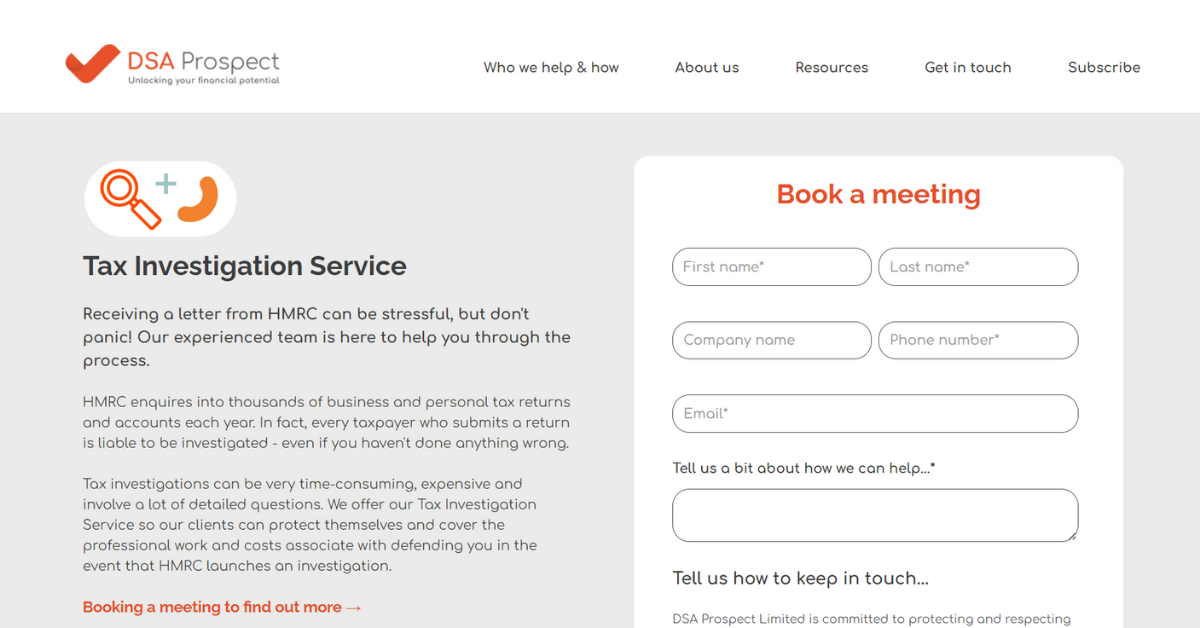 Tax Investigation Service